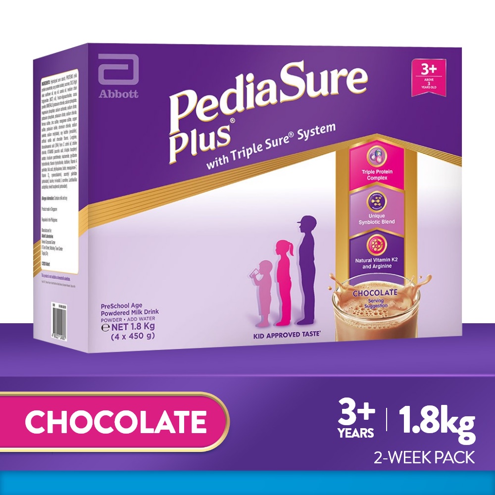 Pediasure Plus Chocolate 1.8Kg | Shopee Philippines