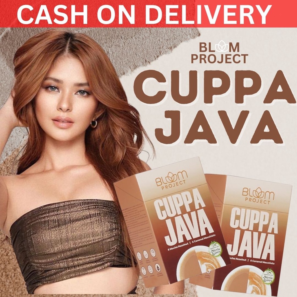 CUPPA JAVA BY THE BLOOM PROJECT 12 SACHETS | MOCHA HAZELNUT | CARAMEL ...