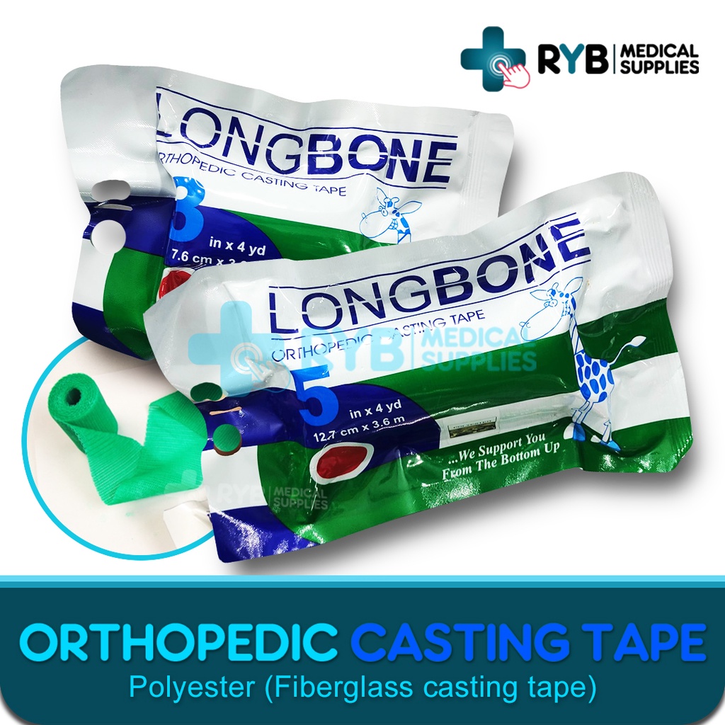 Orthopedic Fiberglass Casting Tape - LONGBONE (Polyester) | Shopee ...
