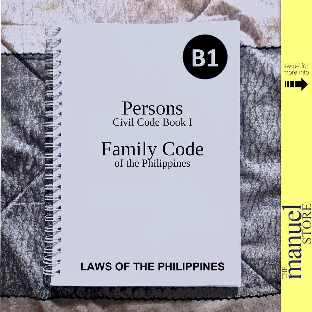 Codal Notebook (2023) - Persons, Family Code of the Philippines - Civil ...