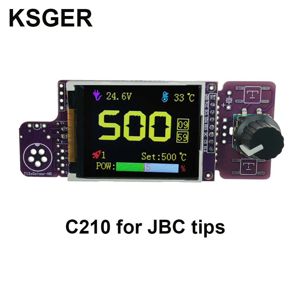 KSGER C210 For JBC Controller DIY Kits STC Chip Soldering Station Iron ...