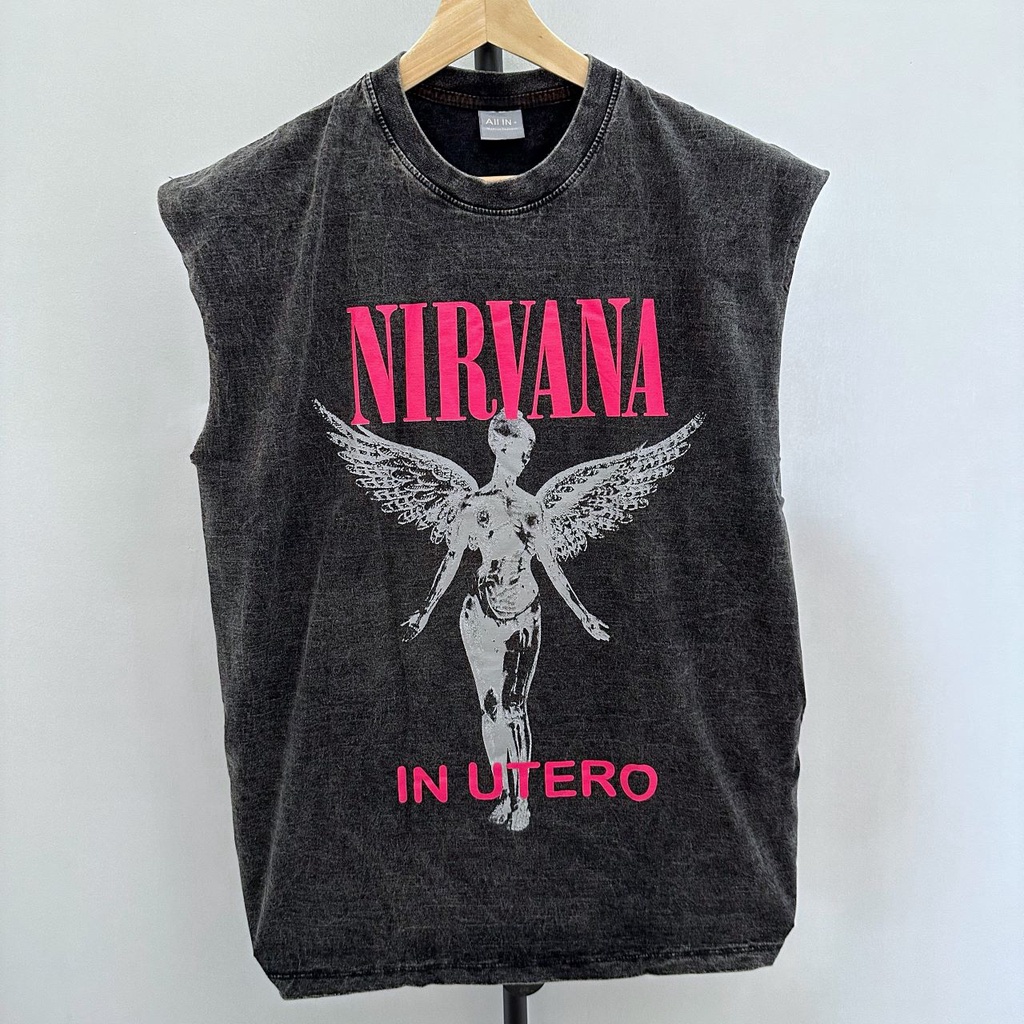 Oversized Muscle Tee Acid Wash Unisex Assorted Design | Shopee Philippines