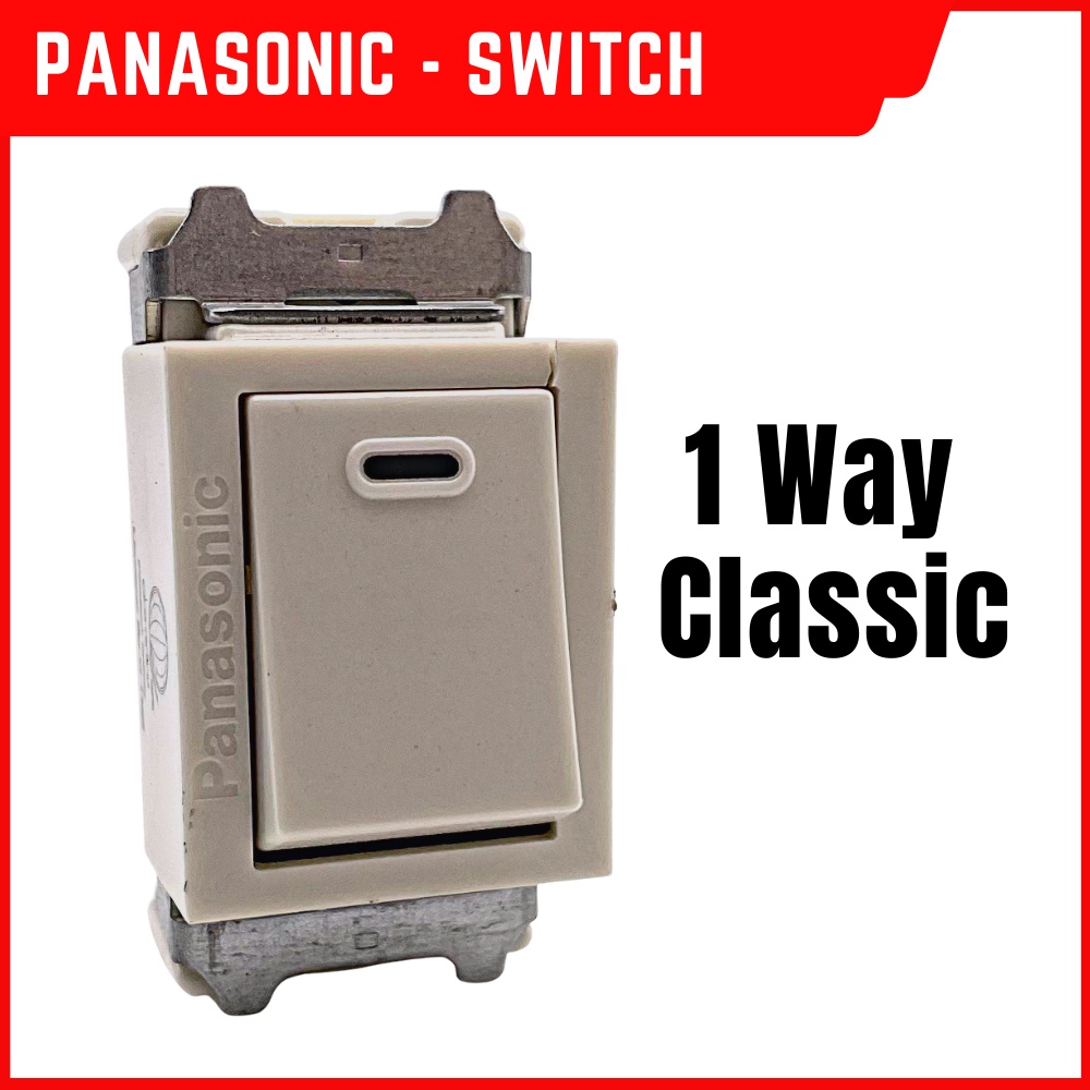 Panasonic Classic Switch (Available in 1 Way and 3 Way) | Shopee ...