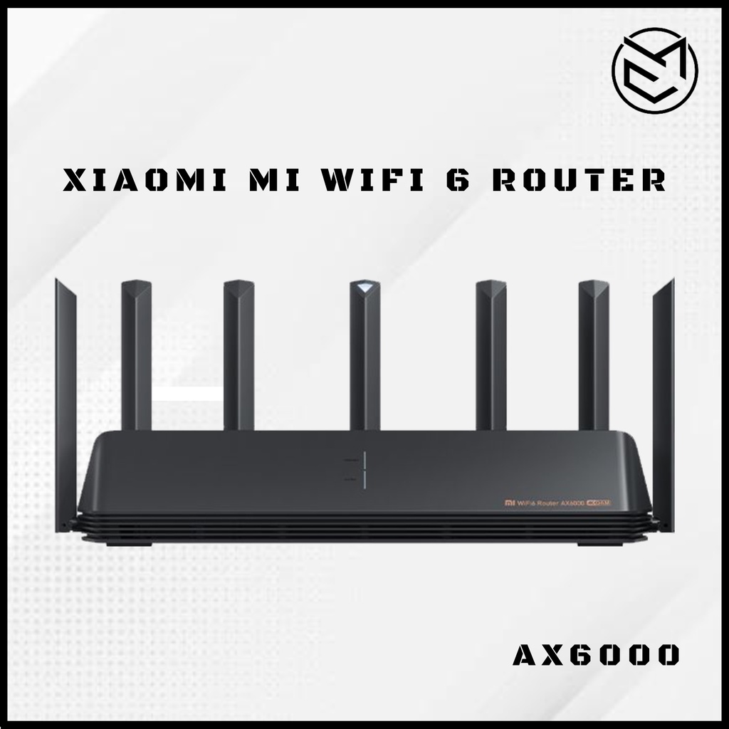 Xiaomi Mi AX6000 WiFi 6 Router Qualcomm 5G Wi-Fi 6 with 6 Antenna ...