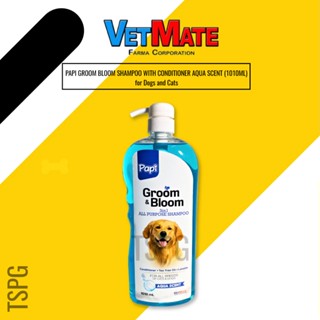 Papi Groom and Bloom 1000ML 3in1 All Purpose Shampoo Aqua Scent ...