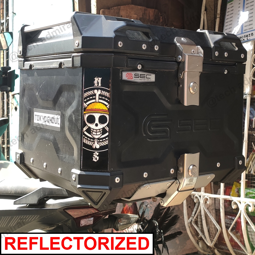 Alloy Top Box Sticker Waterproof One Piece Compass 1 (REFLECTORIZED ...