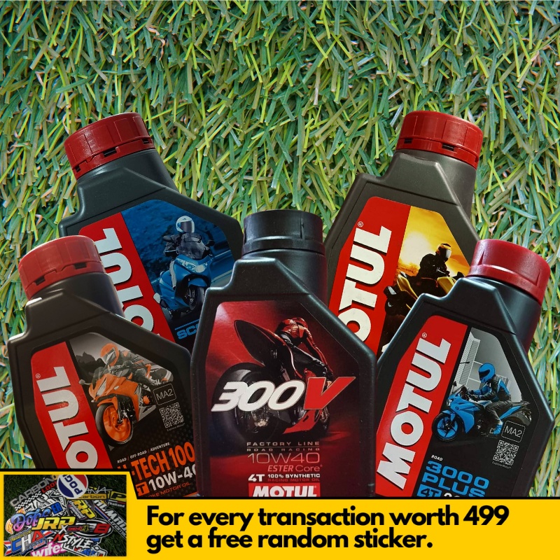 MOTUL Motorcyle oils 100% Fully Synthetic | Shopee Philippines
