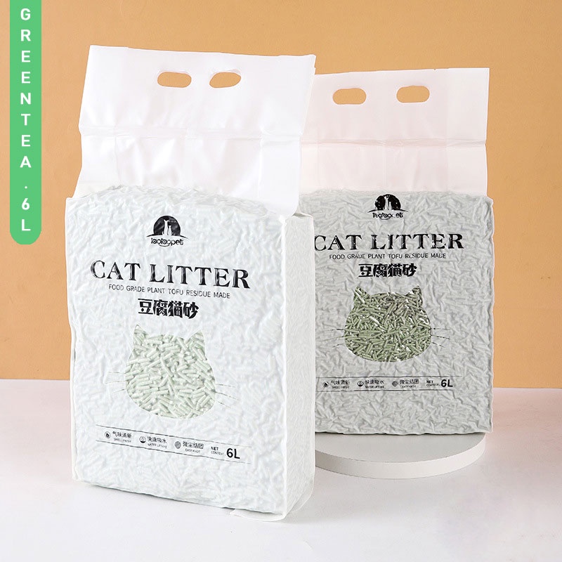Cat Litter Tofu 6L Food Plant Tofu Residue Made Cat Sand Tofu Cat ...