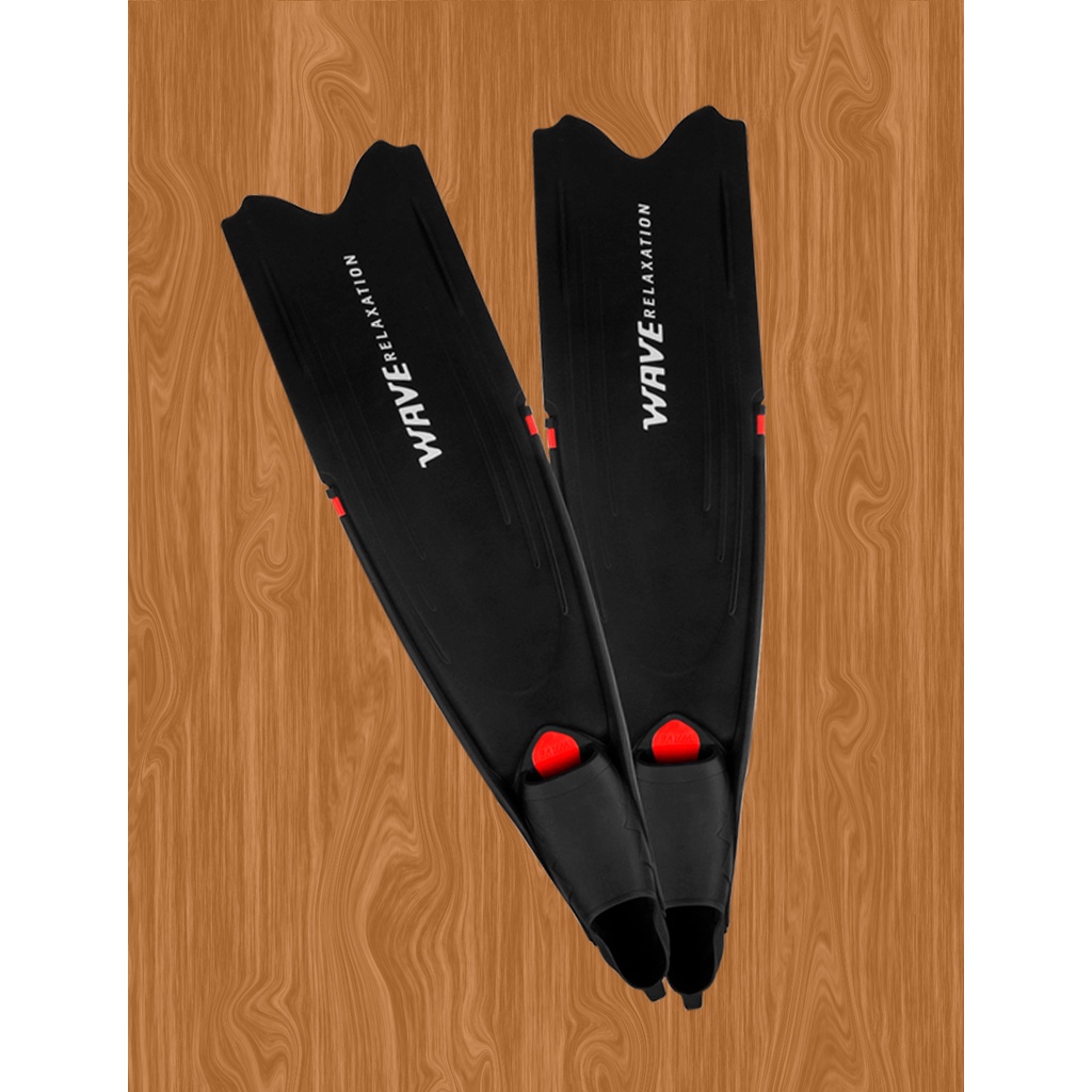 Spearfishing Freediving Long Blade Fins Rubber Flippers Diving Gear Scuba Dive Equipment Dive ...