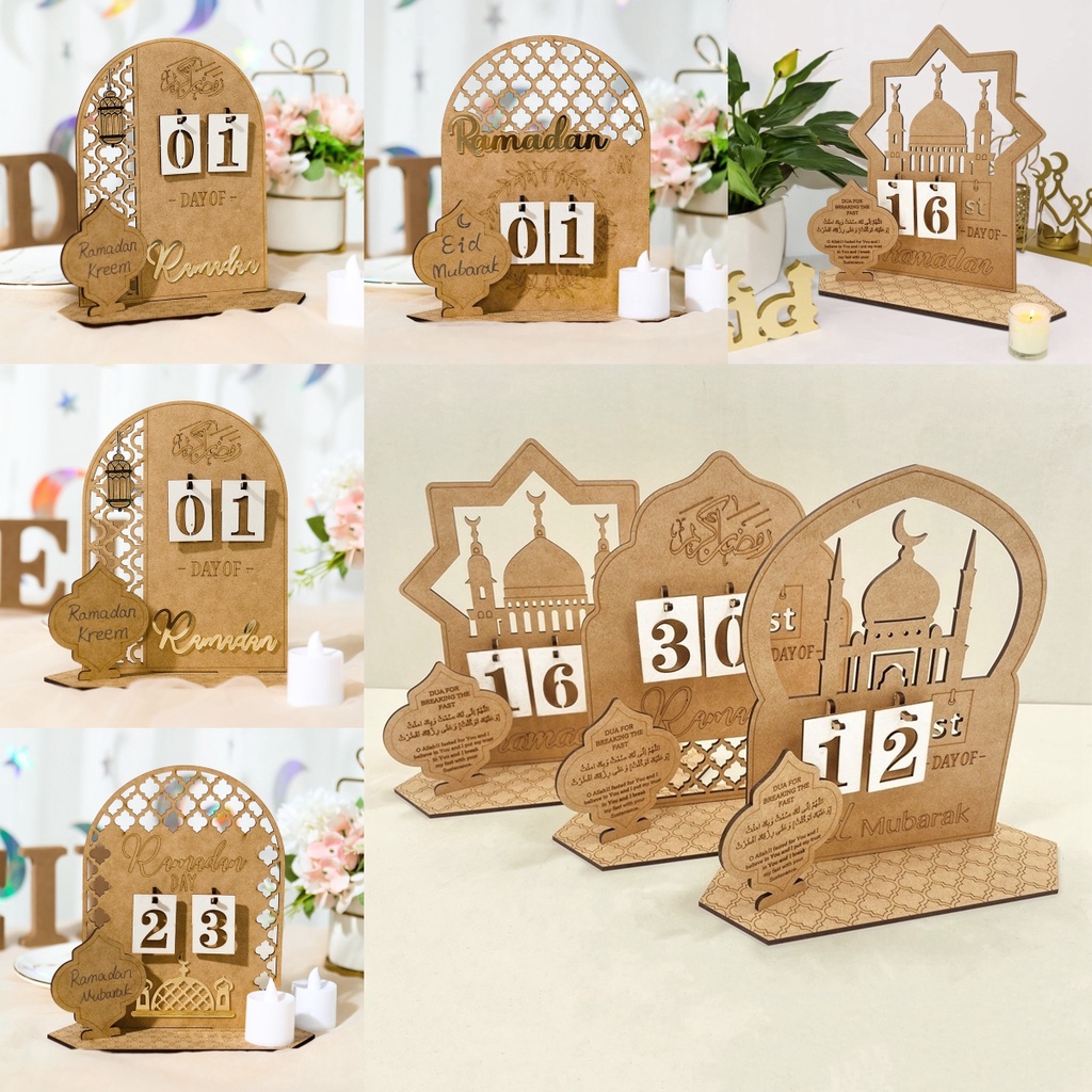 2025 Ramadan Countdown Calendar Wooden Ramadan Advent Calendar EID ...