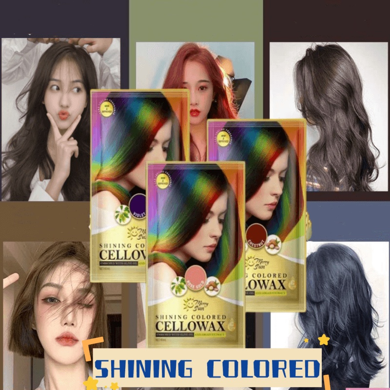 [SALE]100% Original Merry Sun Natural Sun Shining Colored Cellowax Hair ...