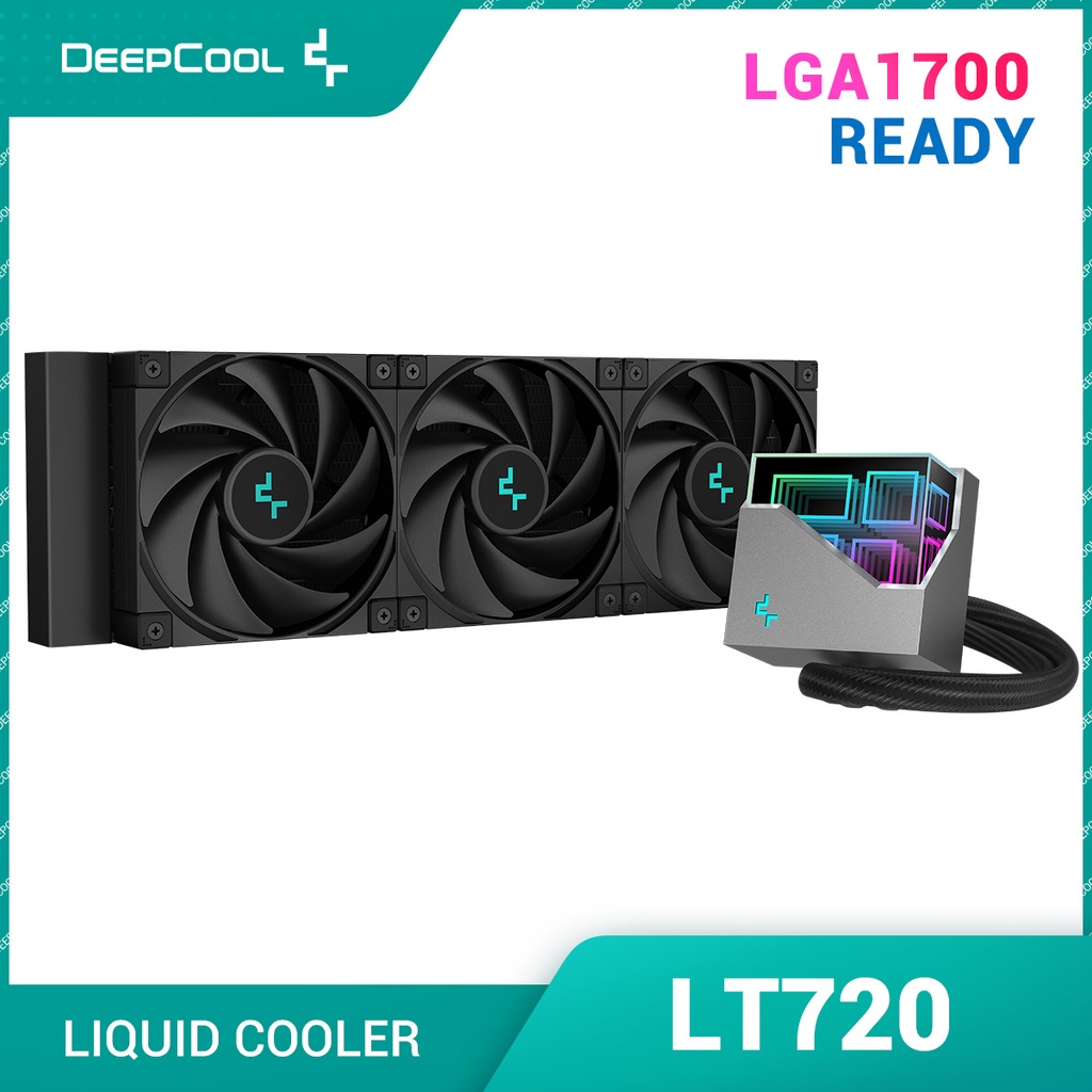 DeepCool LT720 Premium Liquid CPU Cooler, 360mm Radiator | Shopee ...