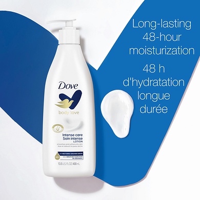 Dove body love Intense care Soin intense LOTION US Original 400ml ...