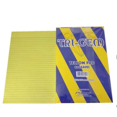 YELLOW PAD PAPER - SOLD PER ONE PAD | Shopee Philippines