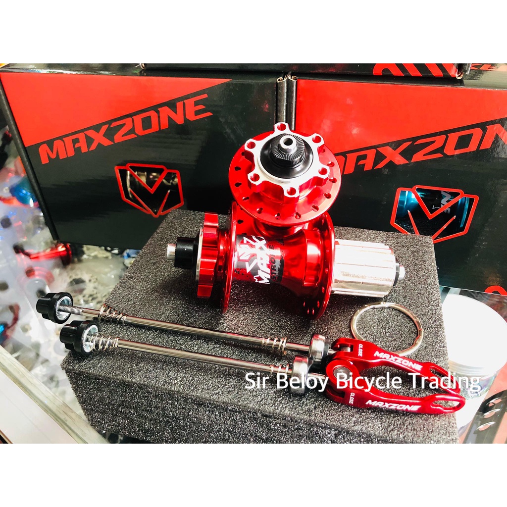 Maxzone Stroke 1.0 Hubs Alloy Cassette Type 32 Holes Quick Release MTB ...