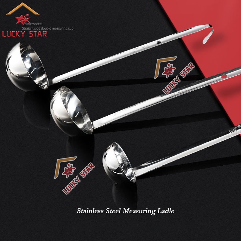 High Quality Measuring Ladle Stainless Steel Soup Ladle With ...