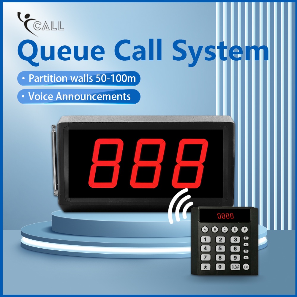 Tea Cafe Wireless Numbering Queue Food Drink Pick Up Collect Number Call System Device Display ...