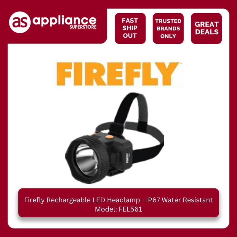 Firefly Rechargeable LED Headlamp - IP67 Water Resistant FEL561 ...