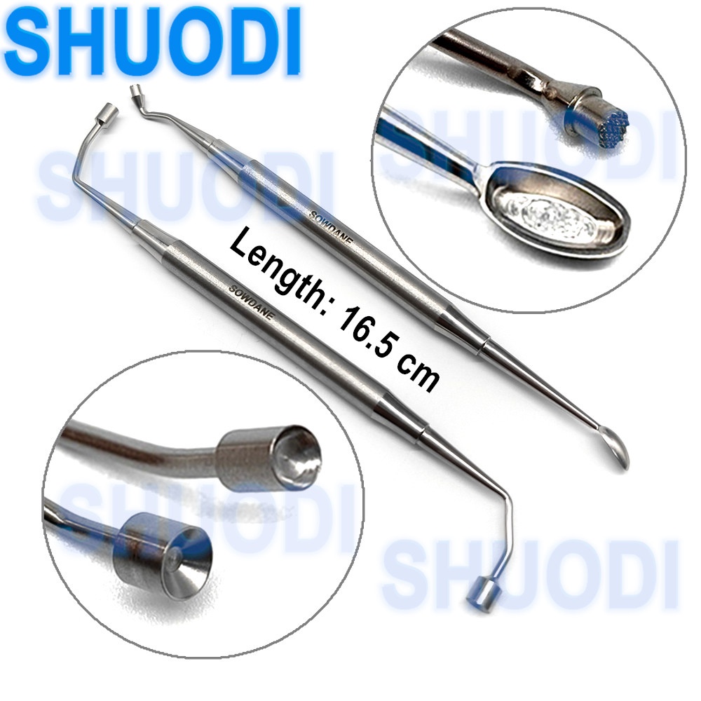 Dental Surgical Implant Curettes Powder Spoon Graft Scoop Compactor ...