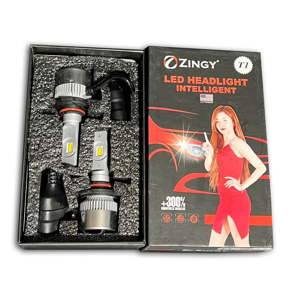 ZINGY T1 9005 HB3 LED CAR HEADLIGHT BULB 2PCS 6000K 3200L 40W 1 year Warranty | Shopee Philippines