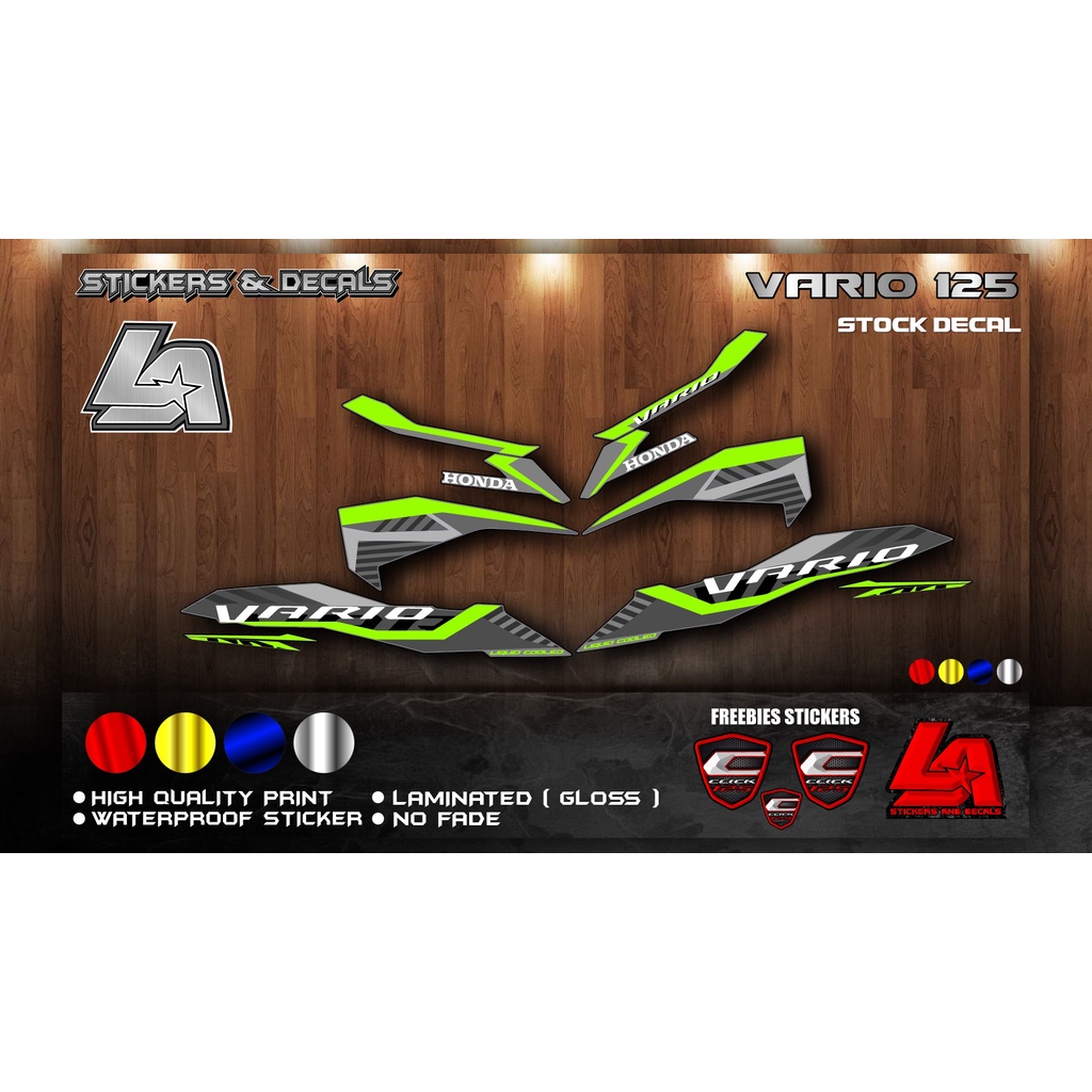 Honda VARIO (Click) 125i V3 Stock Decal (2023 mod.) | Shopee Philippines
