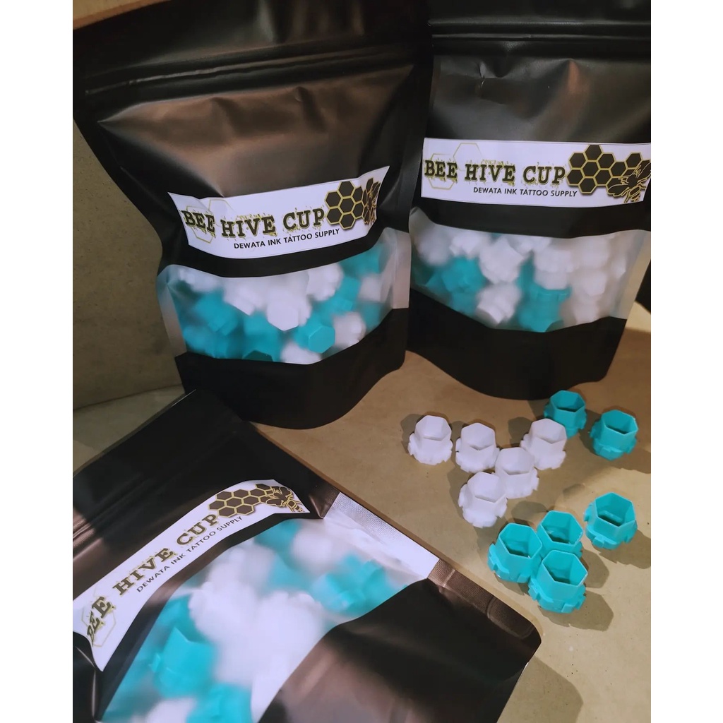 Bee Hive Tattoo Ink Cups (50 pcs./pack) | DEWATA INK | Shopee Philippines