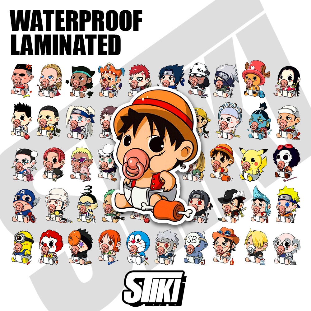 Chibi Baby Anime Vinyl Sticker WATERPROOF | Shopee Philippines