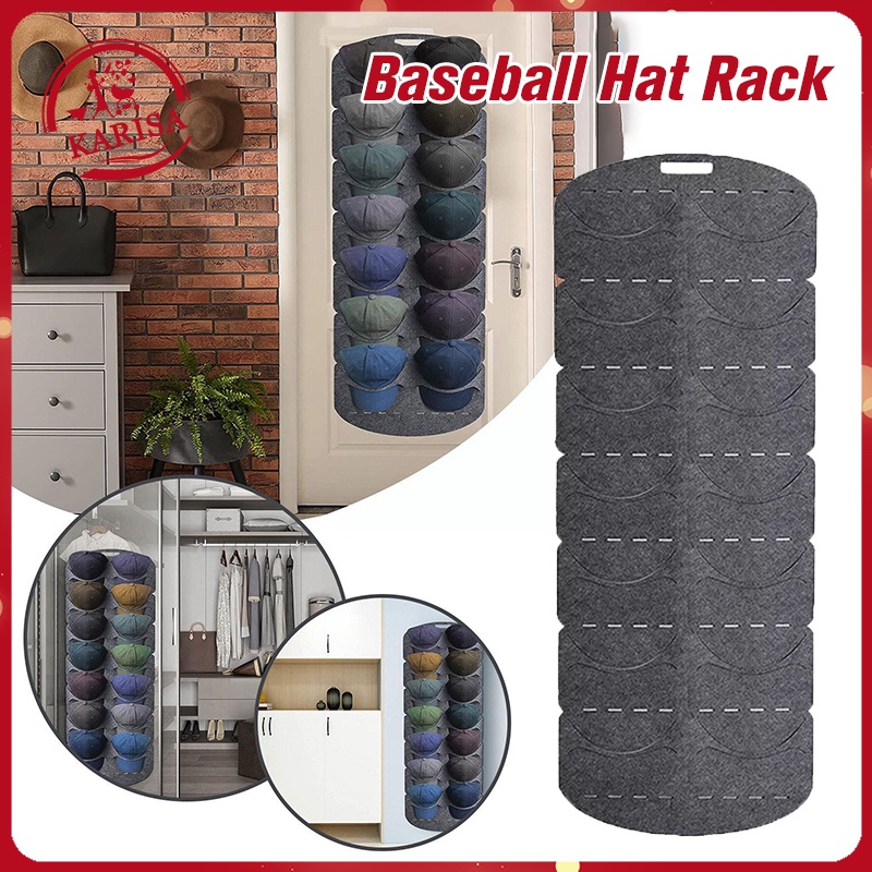 14 Pocket Baseball Cap Display Rack for Baseball and Sport Caps ...