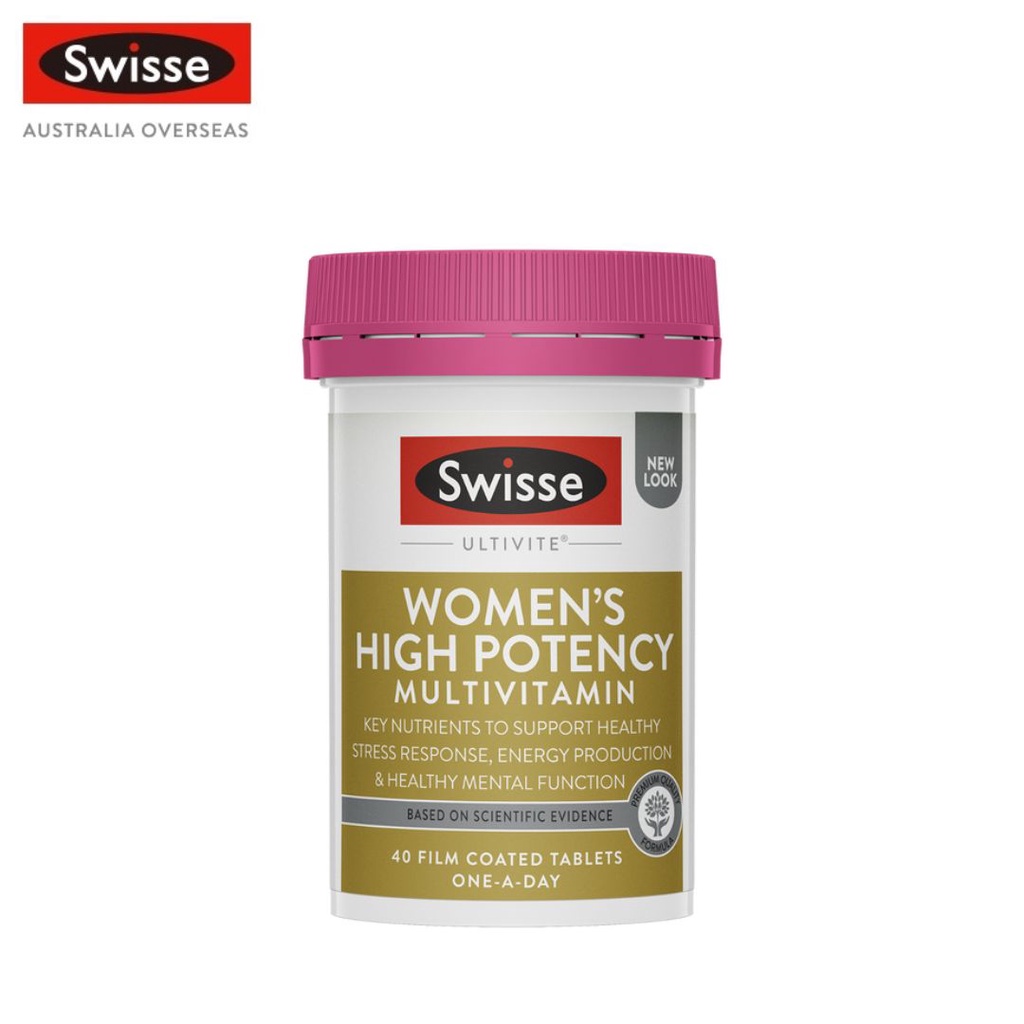 Swisse Women's High Potency Multivitamin 40 Tablets (EXP:11 2026 ...