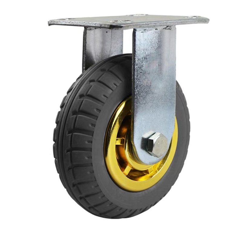 Heavy Duty Rubber Wheel Swivel Caster Wheel 4"5"6"8" Brake Wheel ...