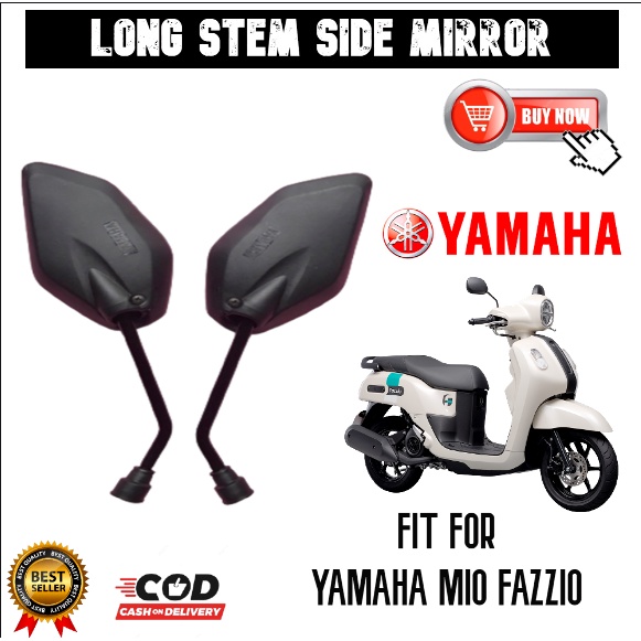BEST SELLER! YAMAHA MIO FAZZIO | Motorcycle Yamaha Side Mirror Long ...