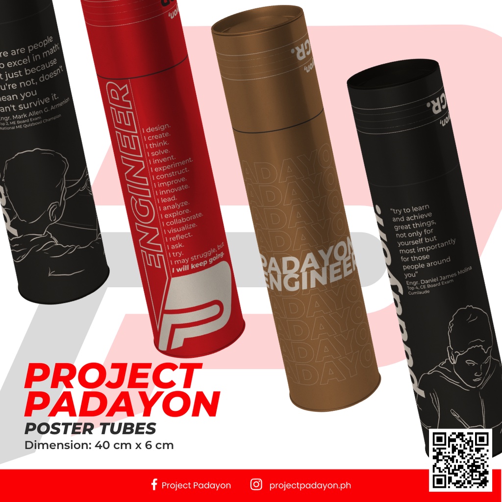 Poster Tubes - For Our Engineering Posters Only | Shopee Philippines