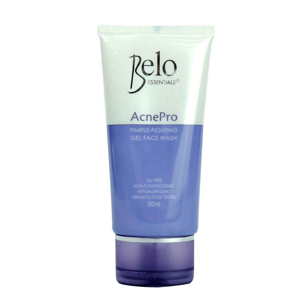 BELO ESSENTIALS PIMPLE-FIGHTING GEL FACE WASH ACNE-PRO 50ML | Shopee ...
