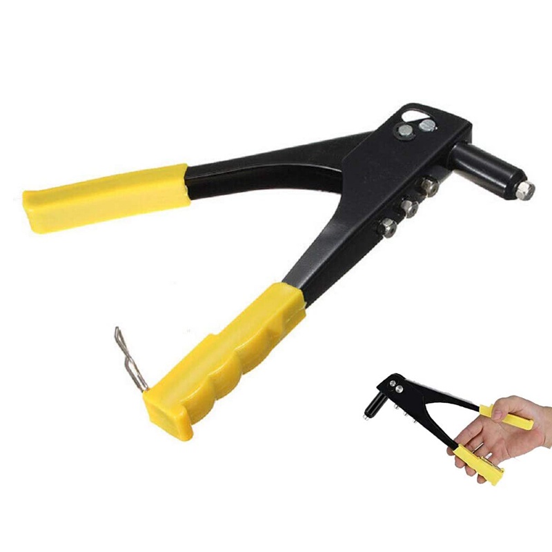 Heavy Duty Riveter Set,Pop Rivet Gun and Assortment Kit Hand Tools ...