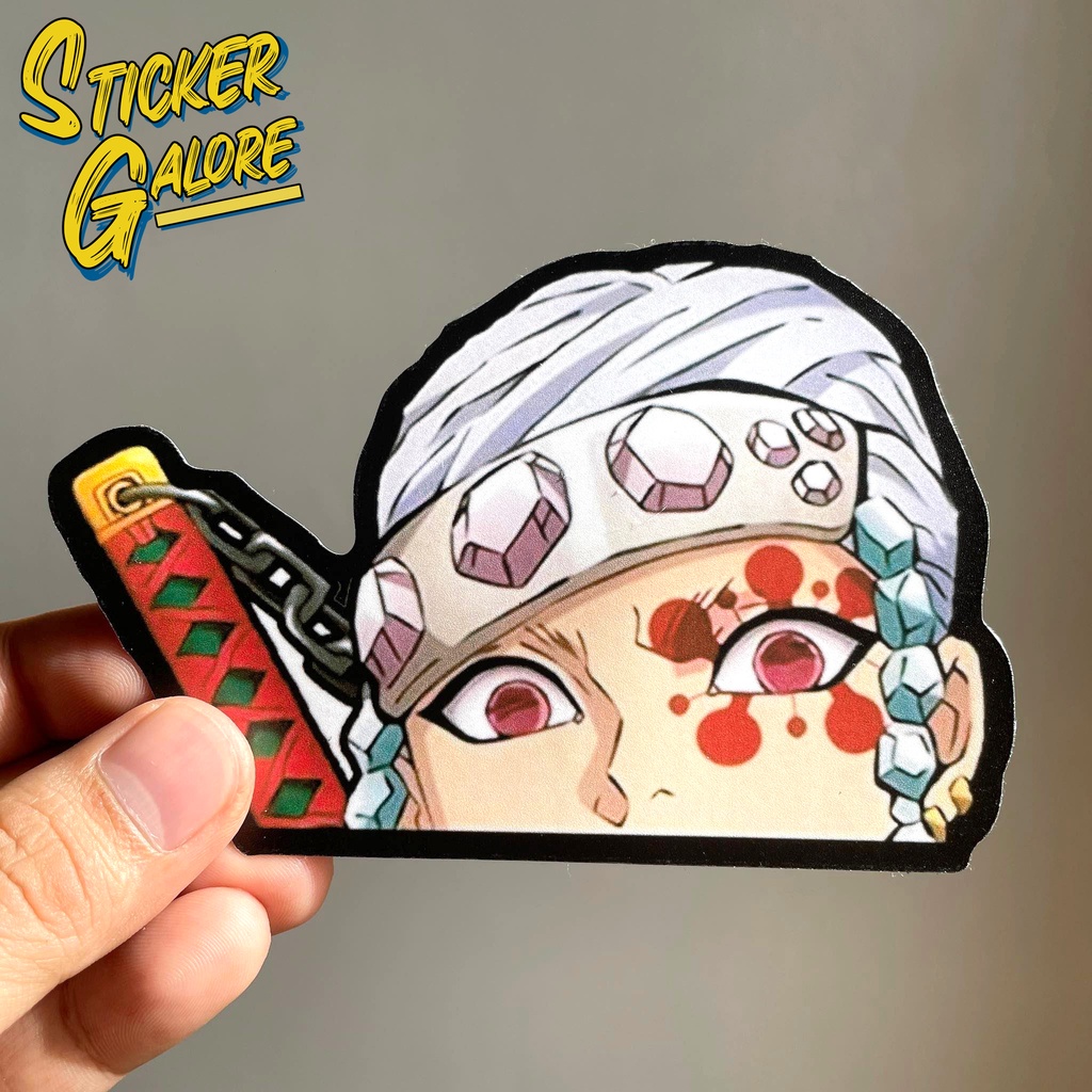 DEMON SLAYER PREMIUM PEEKER STICKERS (waterproof and scratch proof ...