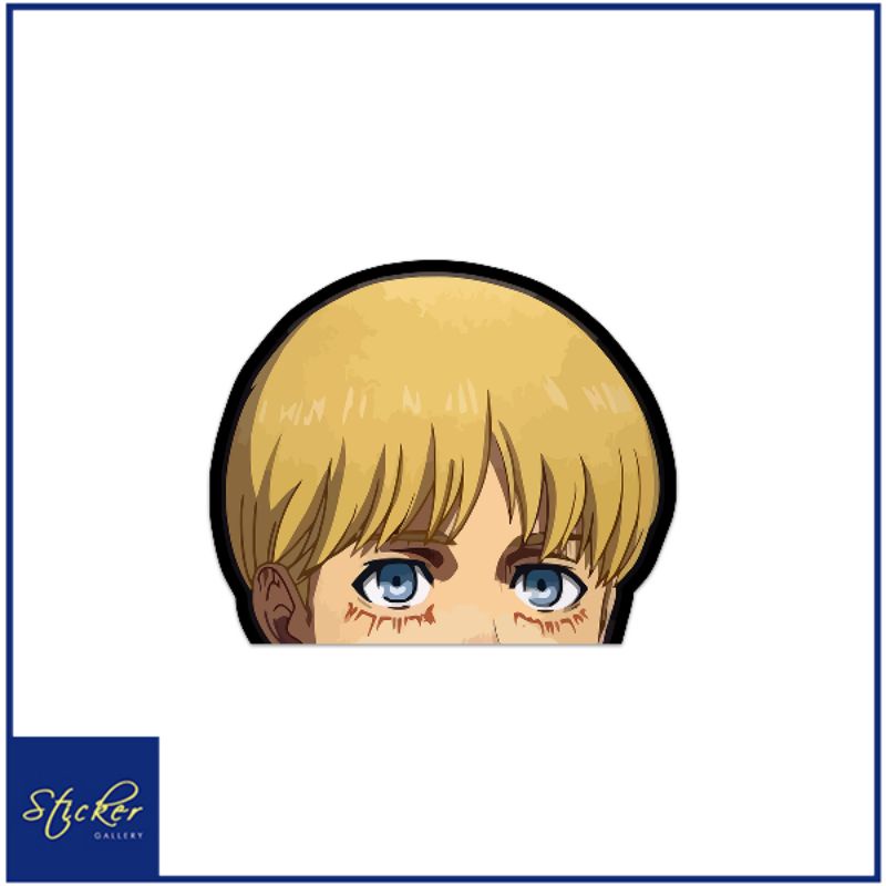 ARMIN ATTACK ON TITAN ANIME PEEKER WATERPROOF STICKER | Shopee Philippines