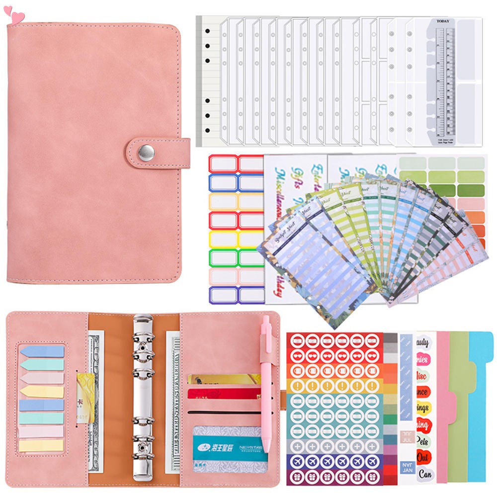 A6 Money Budget Plan Flipchart 12 Zipper Envelope Cash Envelope Budget ...
