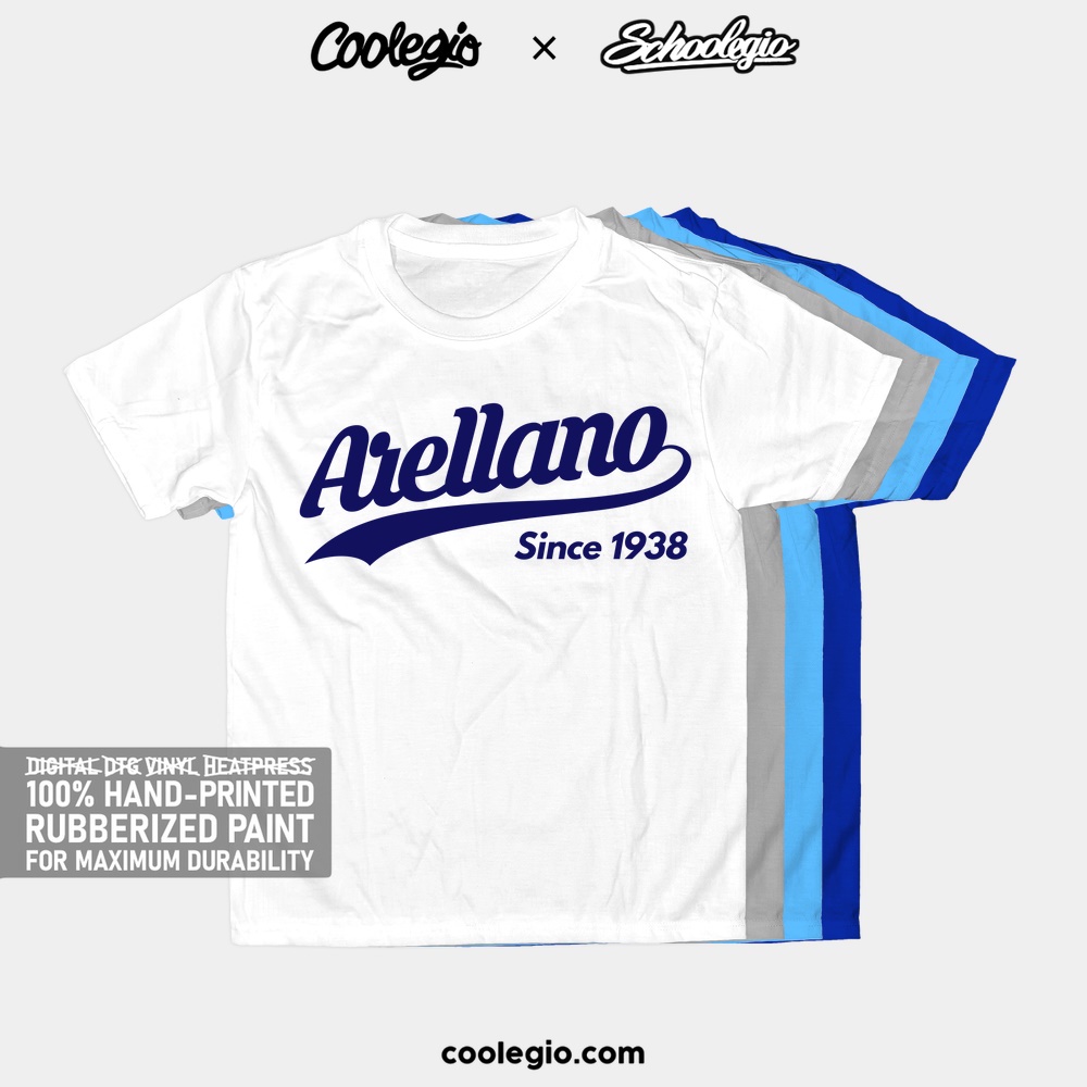 T-Shirt AU002 "Arellano Since 1938" University Tees - Unisex - College ...