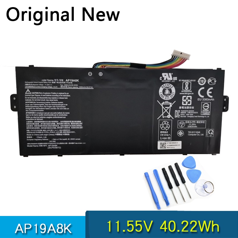 NEW Original Battery AP19A8K For Chromebook Spin 311 CP311 1H-C2DV 2H ...