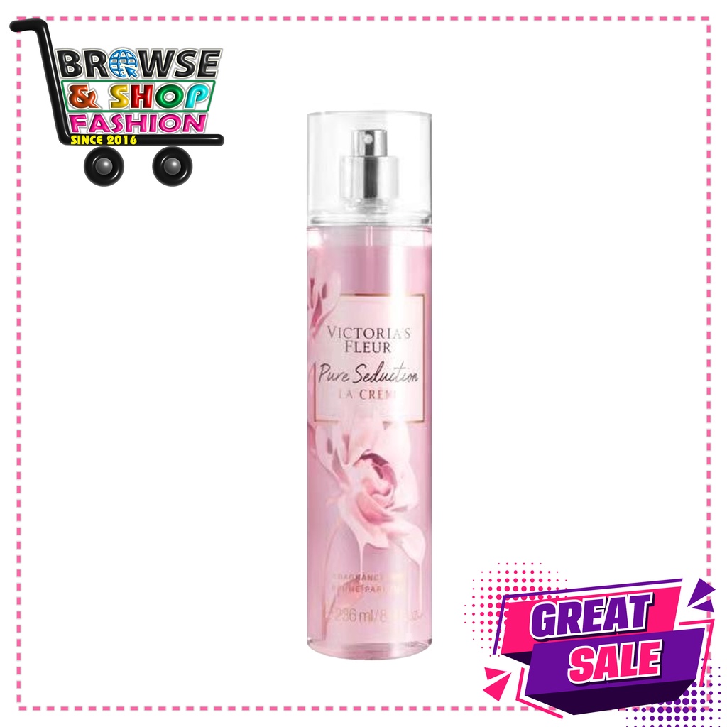 Victoria's Fleur Pure Seduction La Creme 236ml | Shopee Philippines