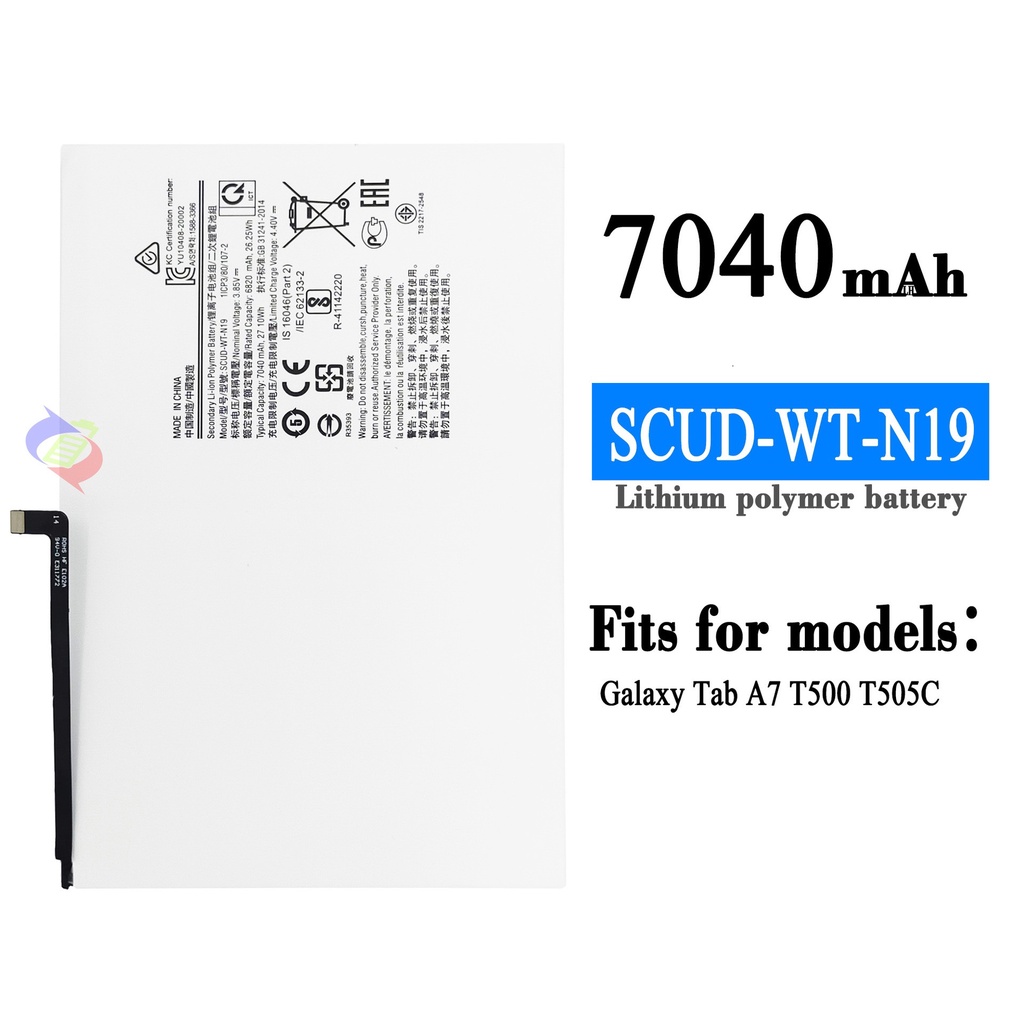SAM Tab A7 T500 T505C SCUD-WT-N19 Battery | Shopee Philippines