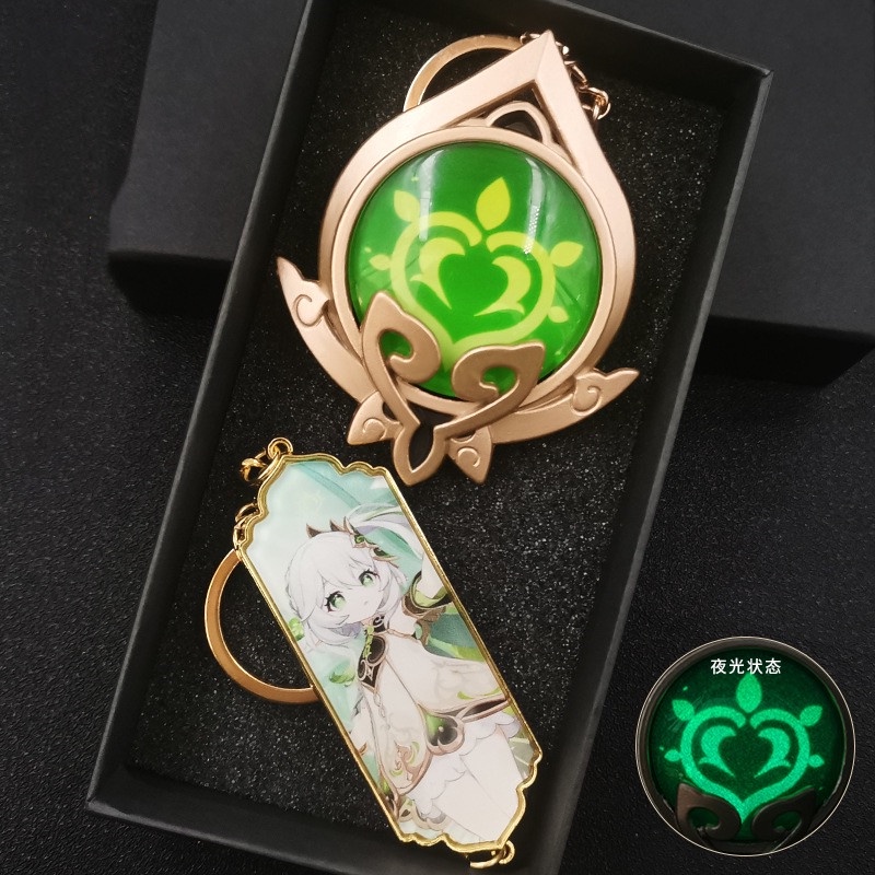 Genshin Impact Keychain Klee Venti Hu Tao Xiao Ganyu Yelan Zhongli ...