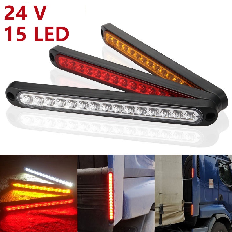 1pcs Car Side Light Bar Turn Signal Parking Warning Light 24V Elevated ...