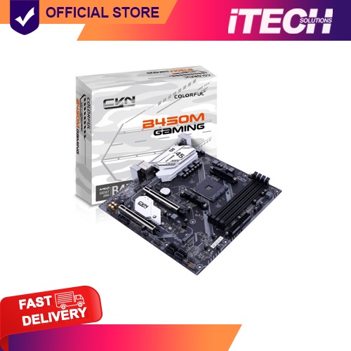 COLORFUL CVN B450M GAMING V14/4*DIMMS/M.2/DVI+HDMI/AM4/MATX | Shopee ...