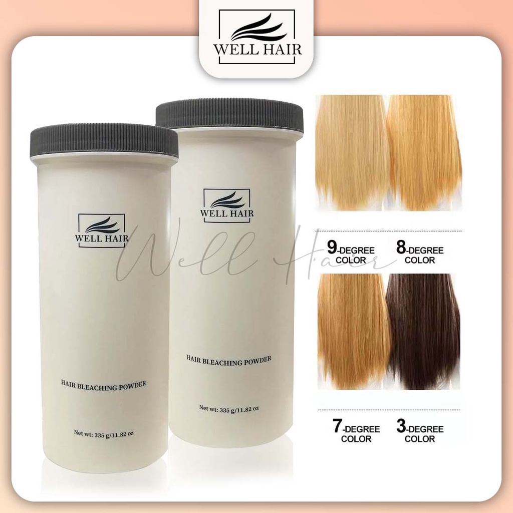 WELL HAIR WH-R001 Hair Bleaching Powder 335g. | Shopee Philippines