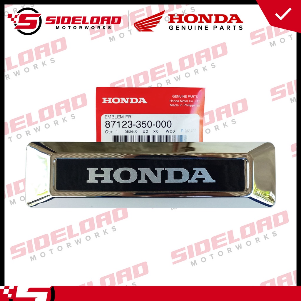 Honda TMX 155 Genuine Emblem (87123-350-000) | Shopee Philippines