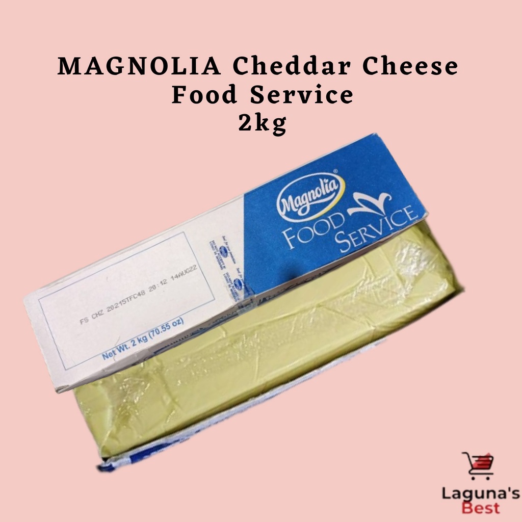 MAGNOLIA Cheddar Cheese Block Food Service 2kg | Shopee Philippines