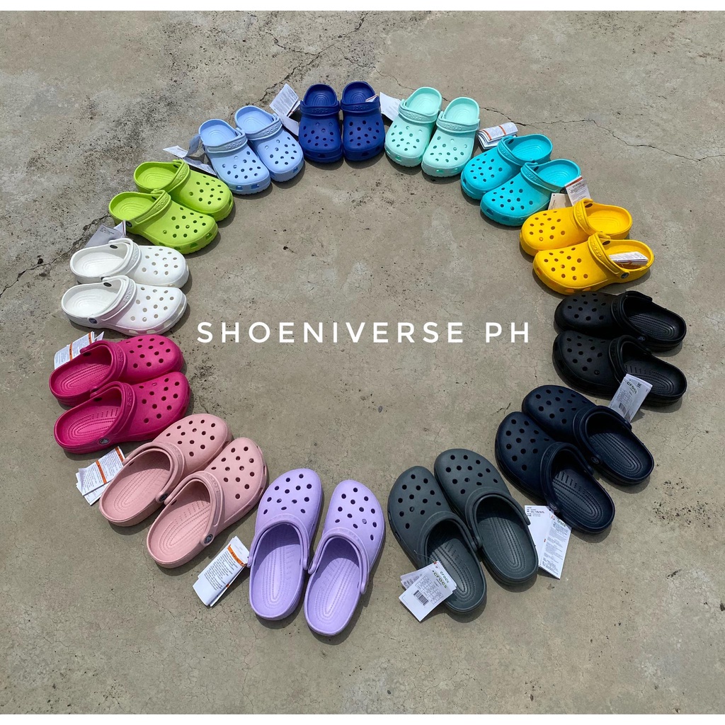 Crocs Classic Clogs Plain Unisex sandals for men and women OG2 | Shopee ...