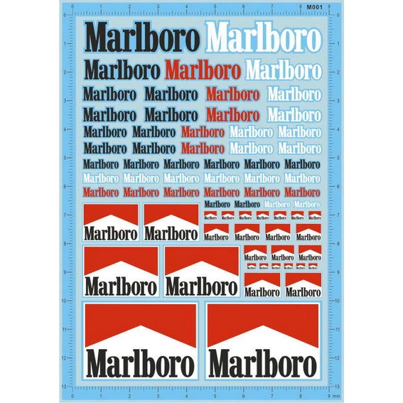 Ready Stock Marlboro Logo Model Car Four-wheel Drive Mouse Mobile Phone ...