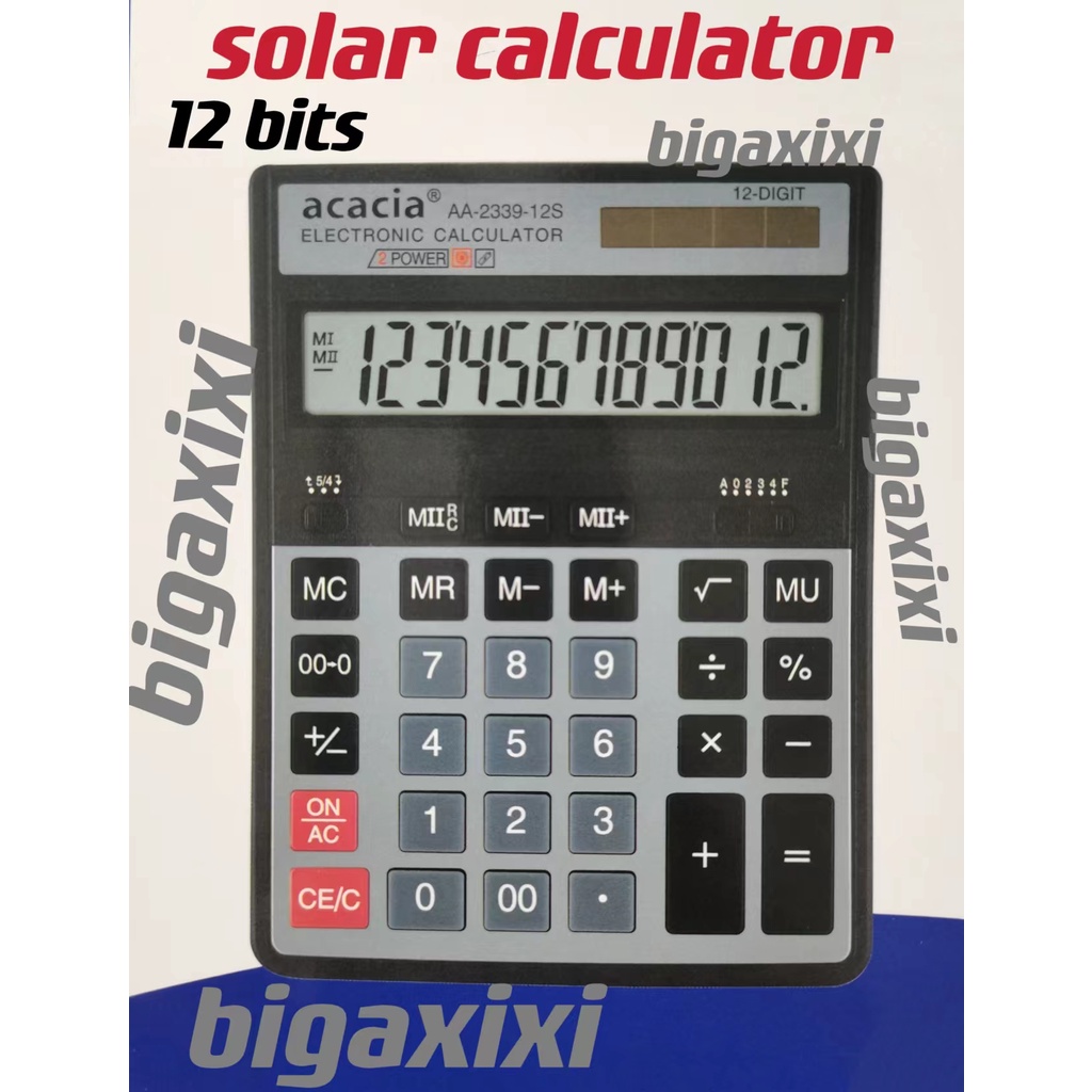 New solar calculator 12-digit digital calculator financial calculator ...